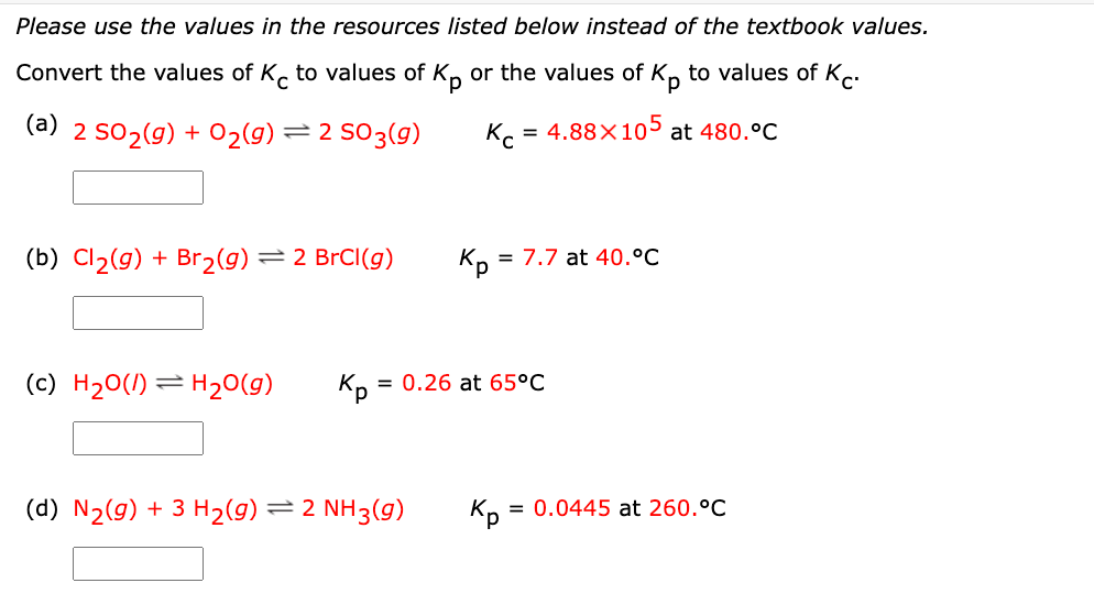 Solved Please use the values in the resources listed below | Chegg.com