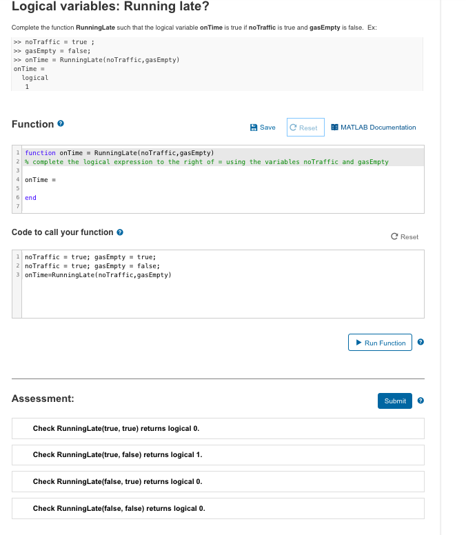 Solved Logical Variables Running Late Complete The 9545