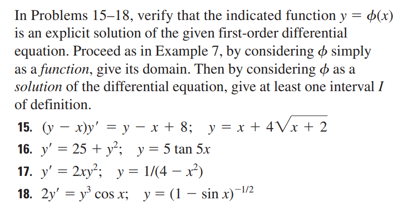 Solved Question 15 & 17, can I solve y' and put it back into | Chegg.com