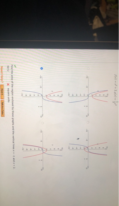Solved Sketch the graphs of the -5 X square units 23 10 1 | Chegg.com
