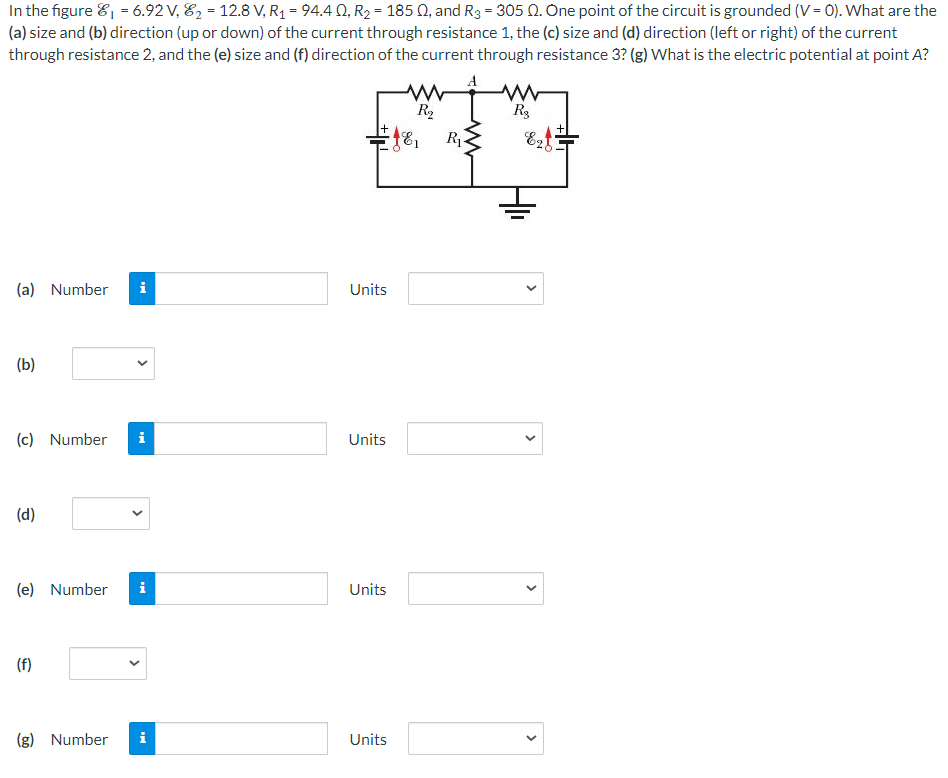 Solved In the figure E1=6.92 V,E2=12.8 V,R1=94.4Ω,R2=185Ω, | Chegg.com