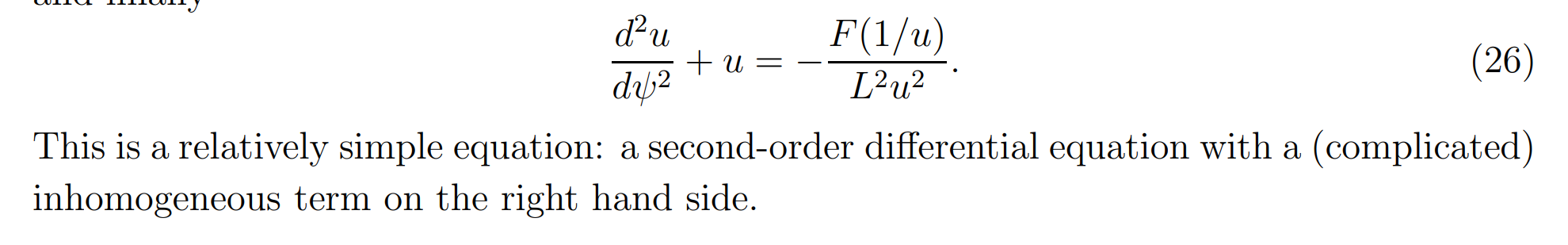 Solved Here is Equation 26 from Chapter 2 of the handout. | Chegg.com