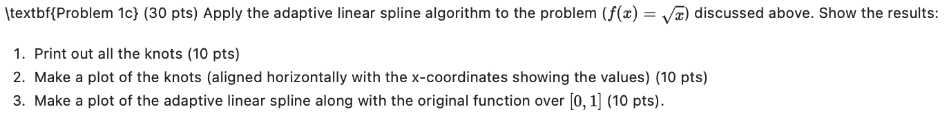 Solved MATH Numerical Analysis Help:) Thank you for helping | Chegg.com