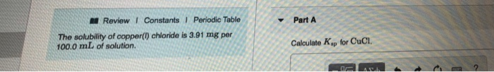 Solved Review 1 Constants Periodic Table Part A The | Chegg.com