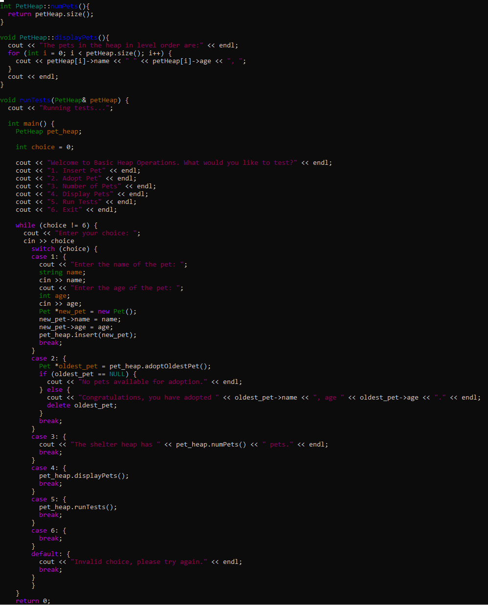 Solved The first two pictures are the code and the third one | Chegg.com
