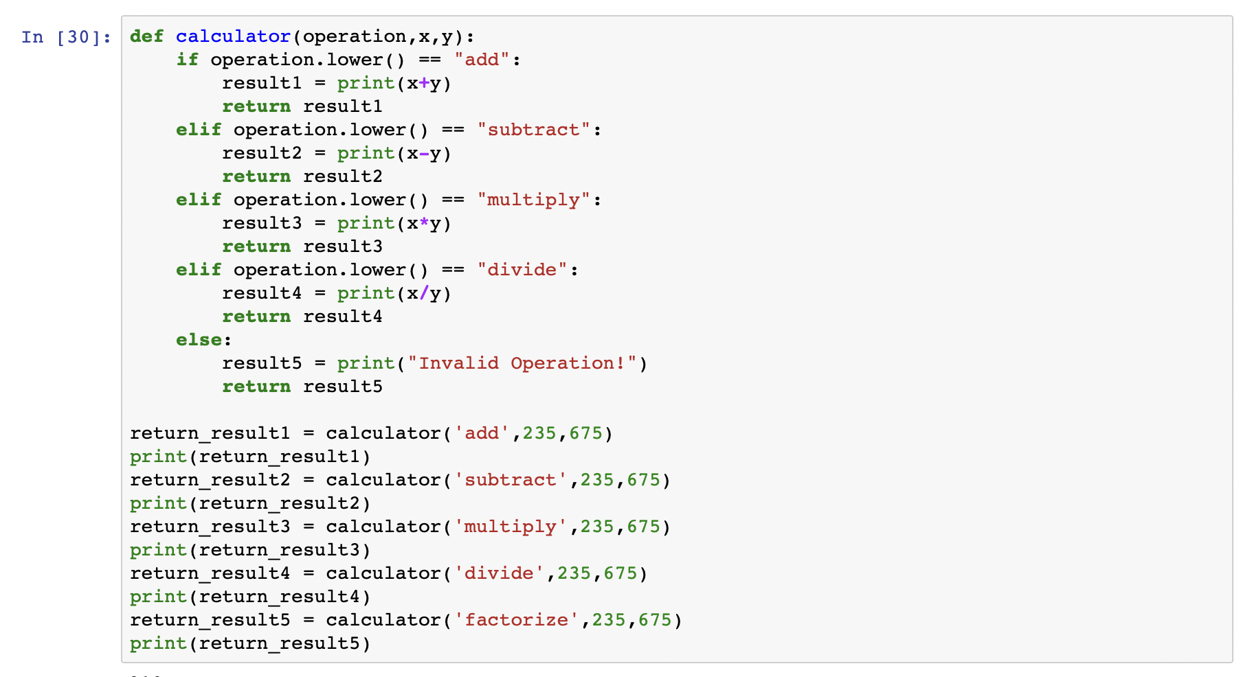 Solved Problem 4 1 Define a function called calculator that | Chegg.com
