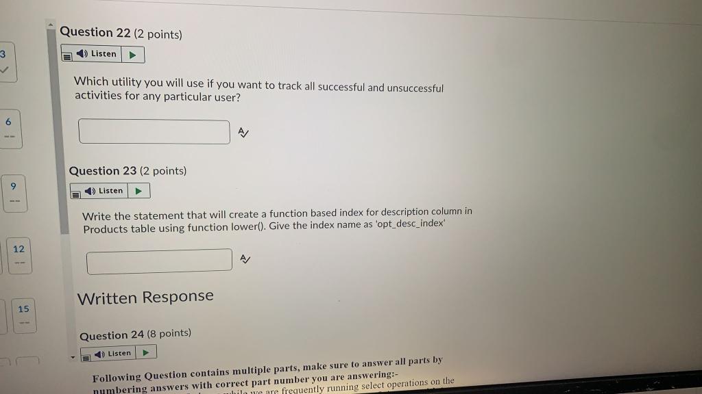 Solved Question 22 (2 points) 3 Listen Which utility you | Chegg.com