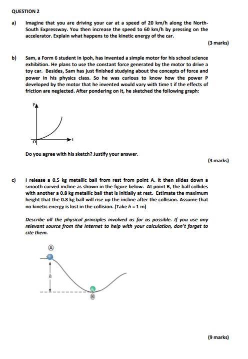 Solved b) Sam, a Form 6 student in Ipoh, has invented a | Chegg.com