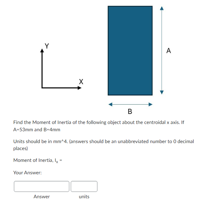 Solved Find the Moment of ﻿Inertia of ﻿the following object | Chegg.com