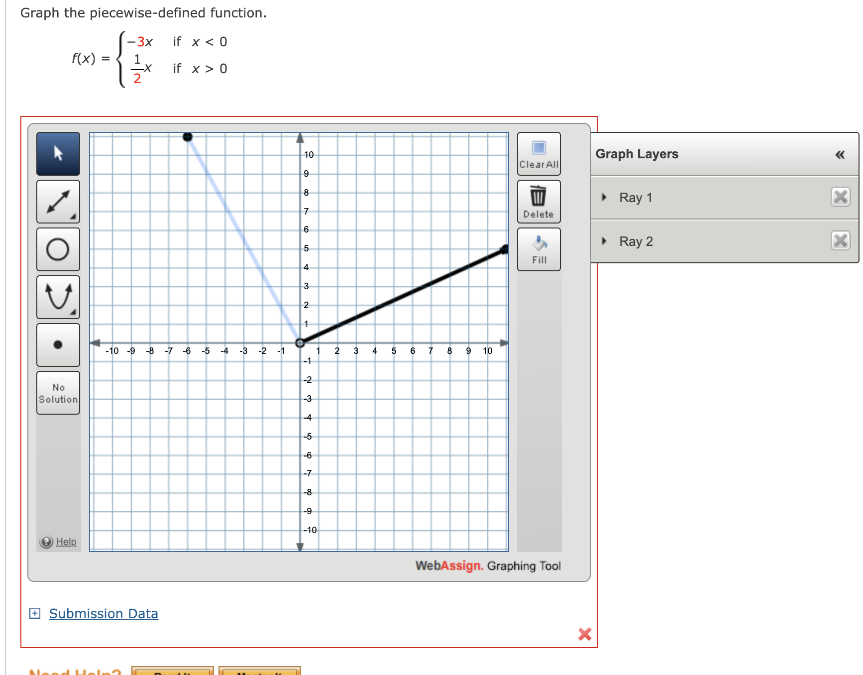 Solved Graph the piecewise-defined | Chegg.com