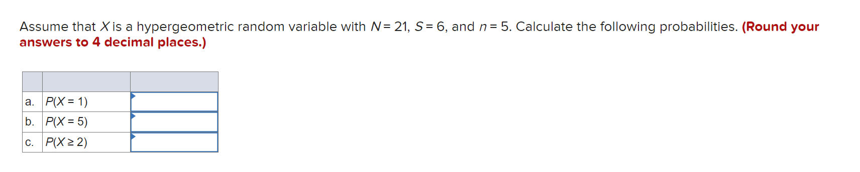 Solved ssume that X is a hypergeometric random variable with | Chegg.com