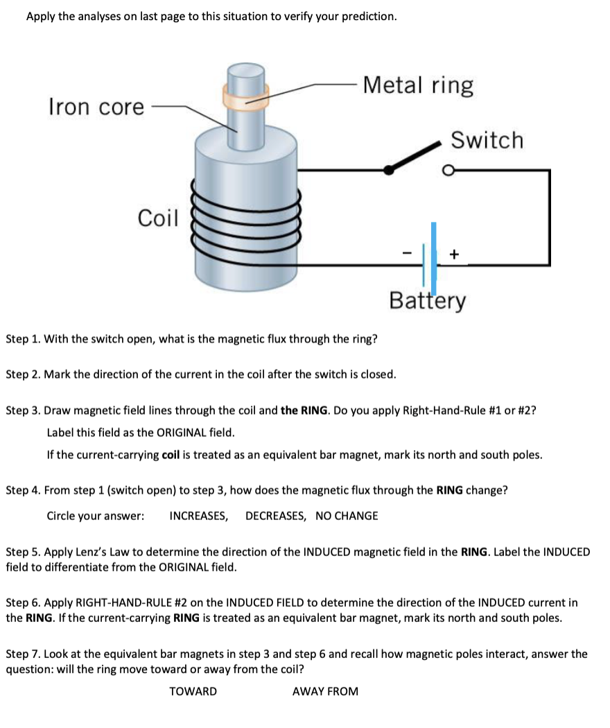 Solved 4. The ring launcher (a) First watch the video "Ring | Chegg.com