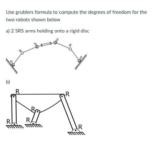 Solved Use grublers formula to compute the degrees of | Chegg.com