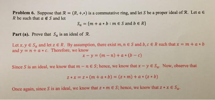 Solved Solve problem 5 from Advanced Abstract Algebra | Chegg.com