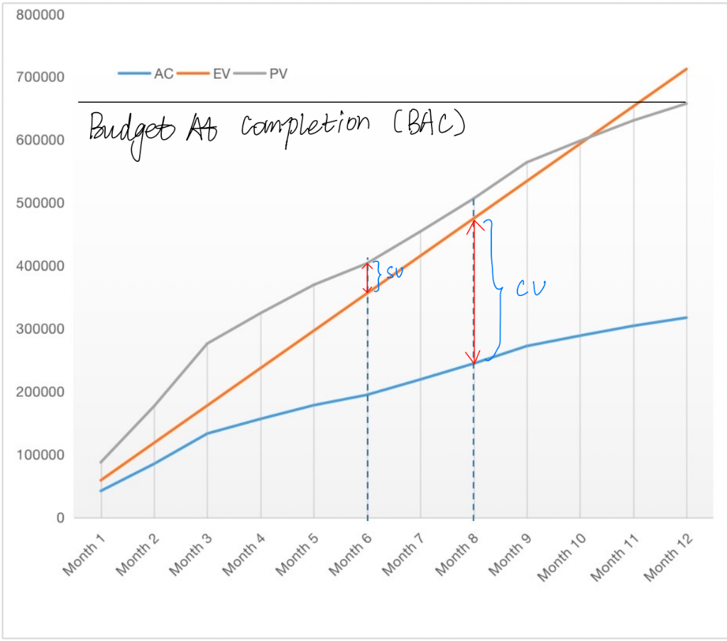 Solved Discuss and display the calculated CPI, CV, SPI, and | Chegg.com