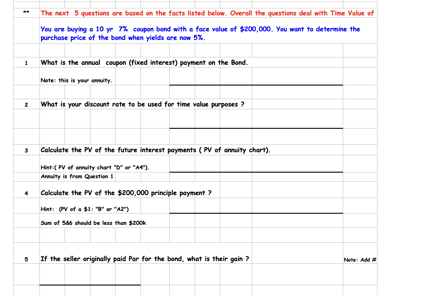 Solved ** The next 5 questions are based on the facts listed | Chegg.com