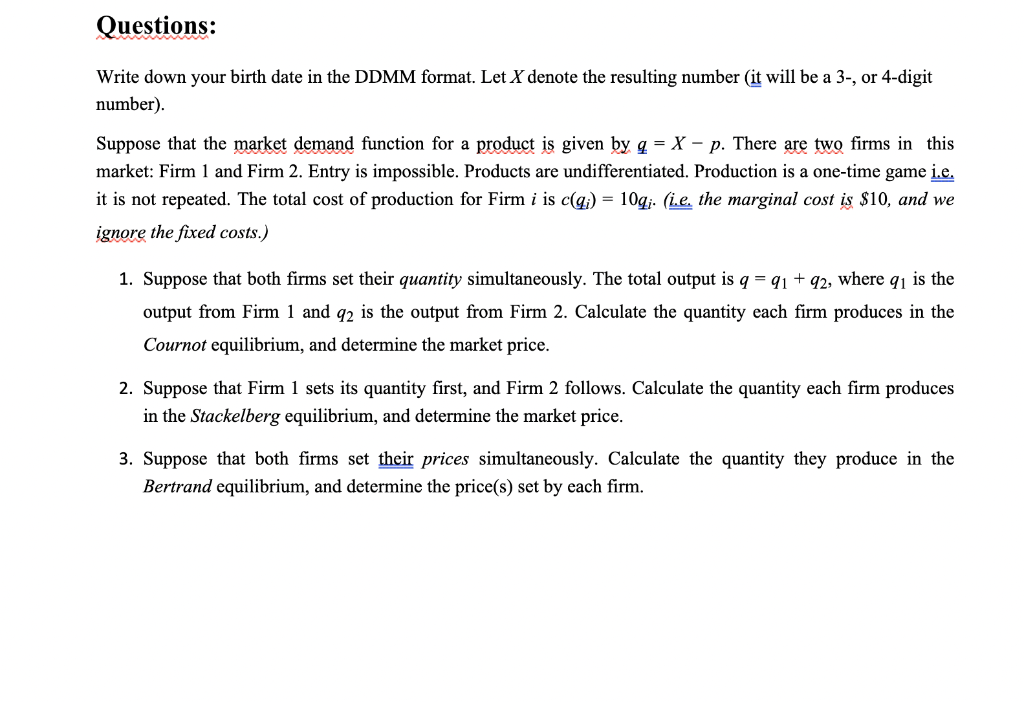 Solved Write down your birth date in the DDMM format. Let X | Chegg.com