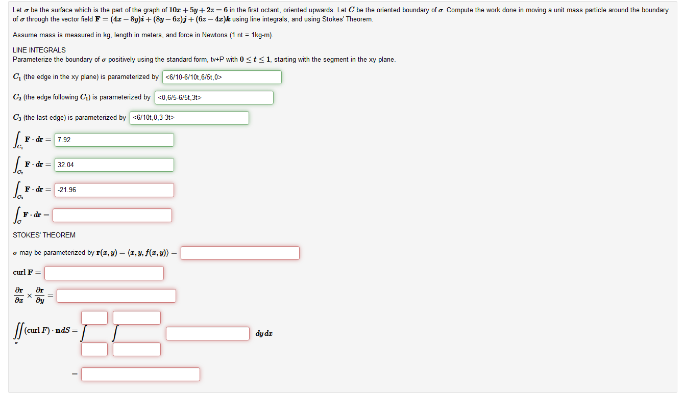 Solved of σ through the vector field | Chegg.com