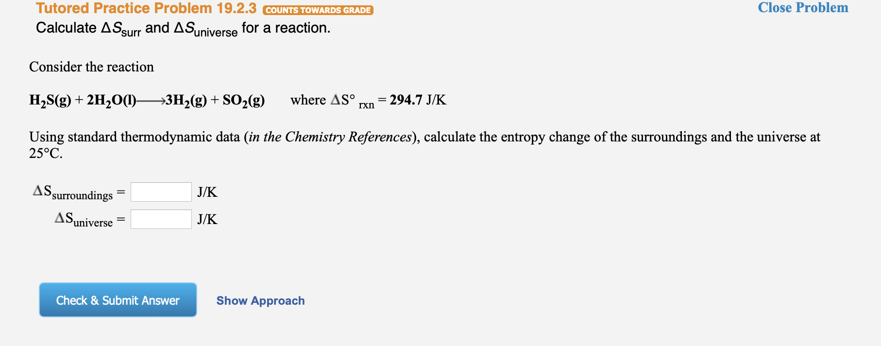 Solved Close Problem Tutored Practice Problem 19.2.3 COUNTS | Chegg.com