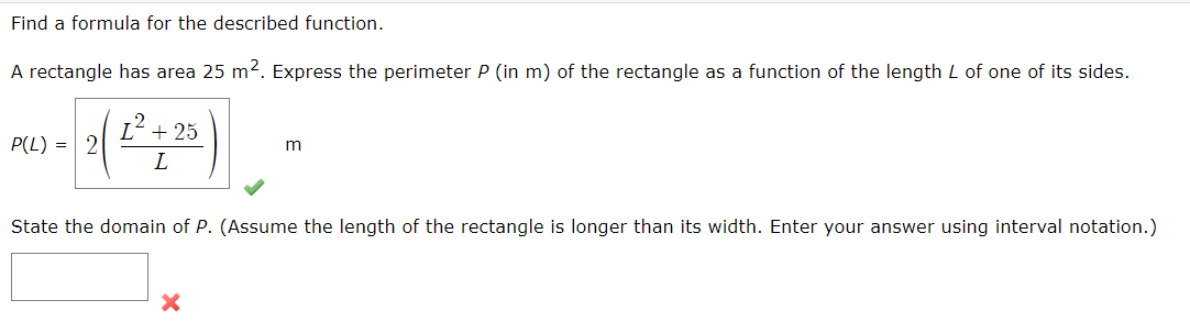 Solved Find a formula for the described function. A | Chegg.com