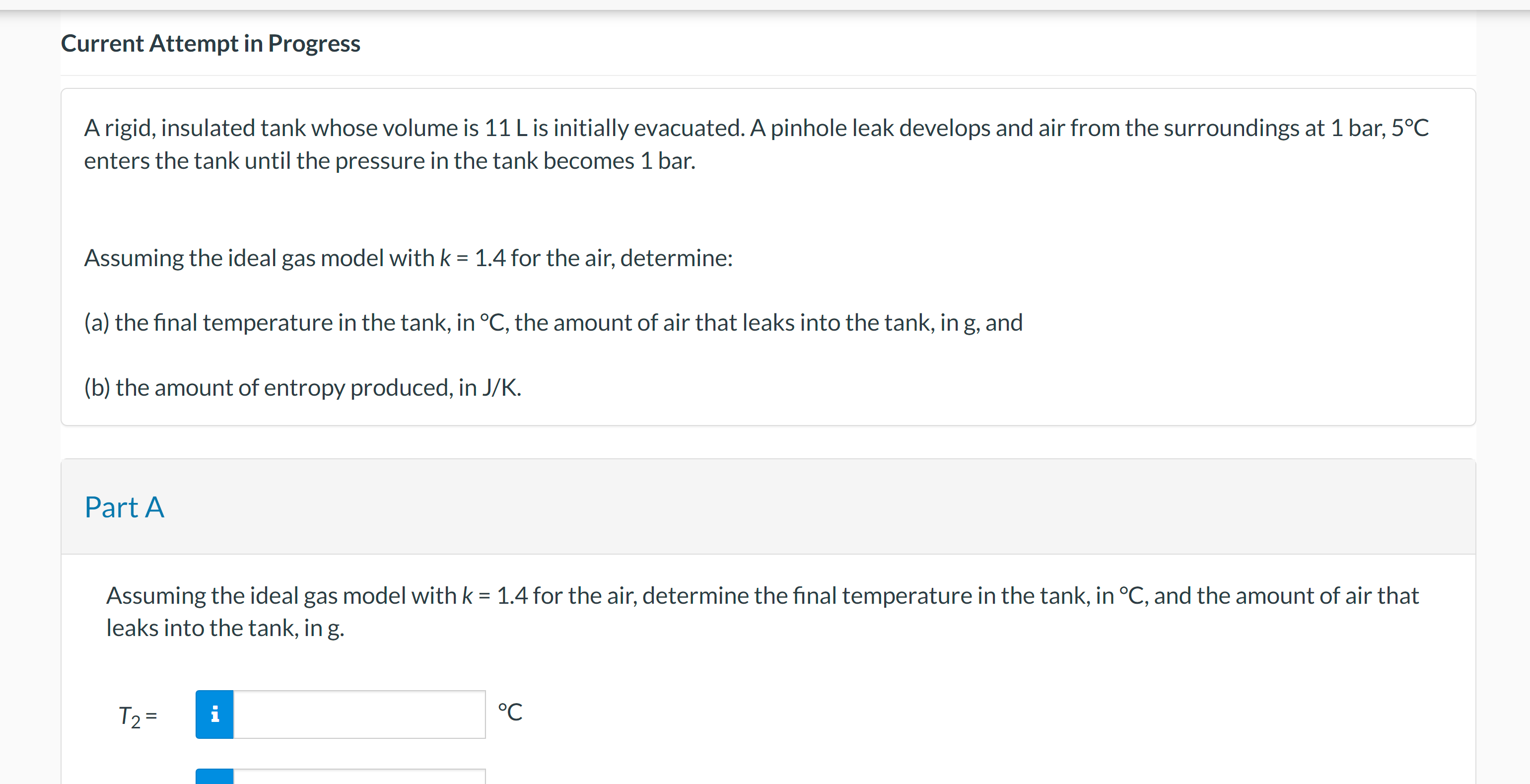 Solved Current Attempt in ProgressWater vapor at 10MPa,500°C | Chegg.com