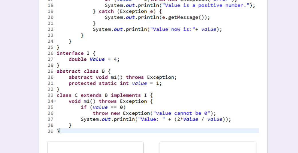Solved What is the output of the following code? 10 points 8 | Chegg.com