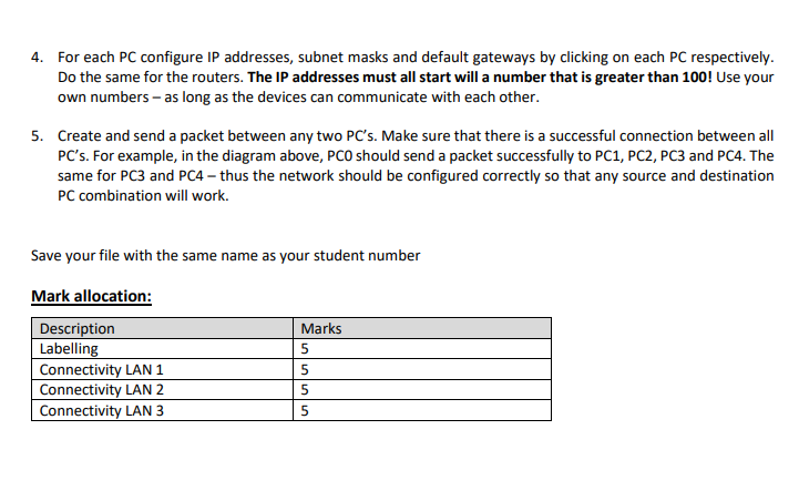 Solved Procedure Using NSP software, follow the instructions | Chegg.com