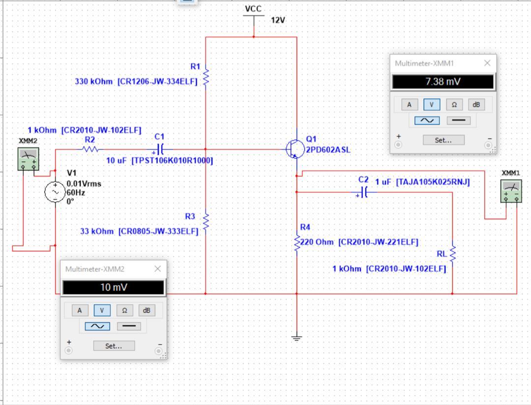 Solved Calculate the voltage gain and current gain of the | Chegg.com