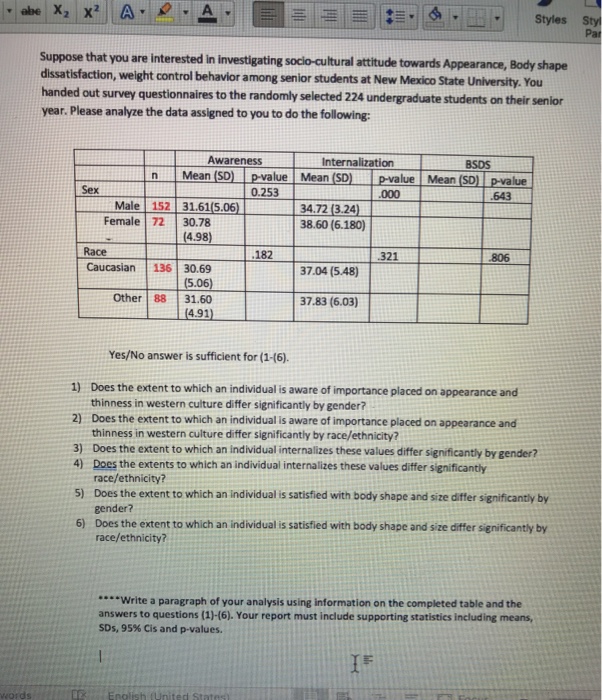 Solved Par Suppose that you are interested in investigating | Chegg.com
