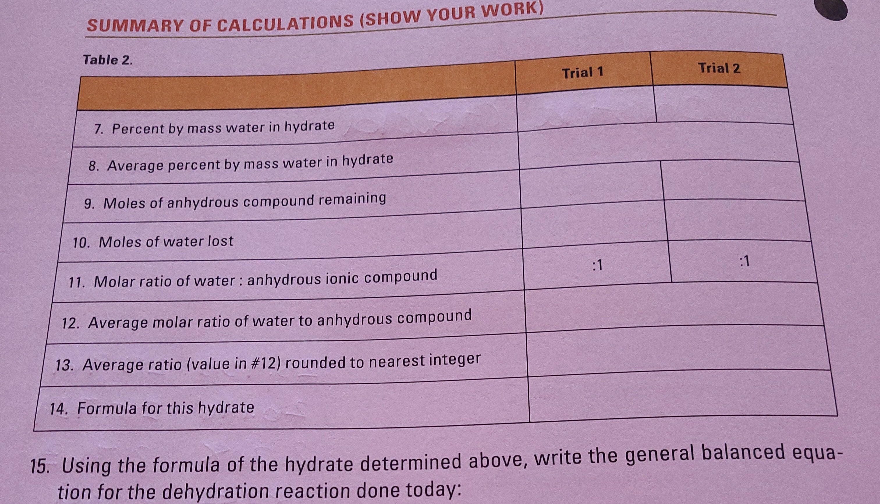 I need explanationof how to completethis table using | Chegg.com