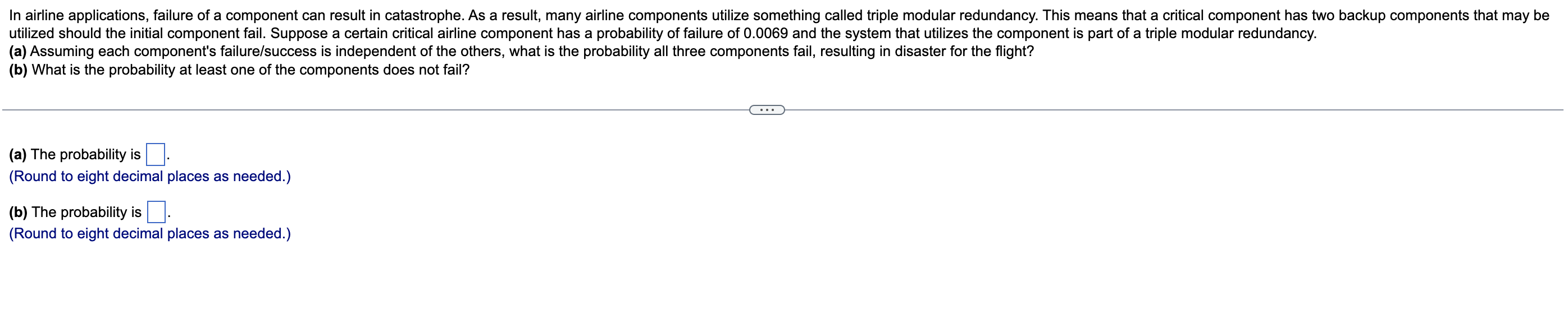 Solved utilized should the initial component fail. Suppose a | Chegg.com