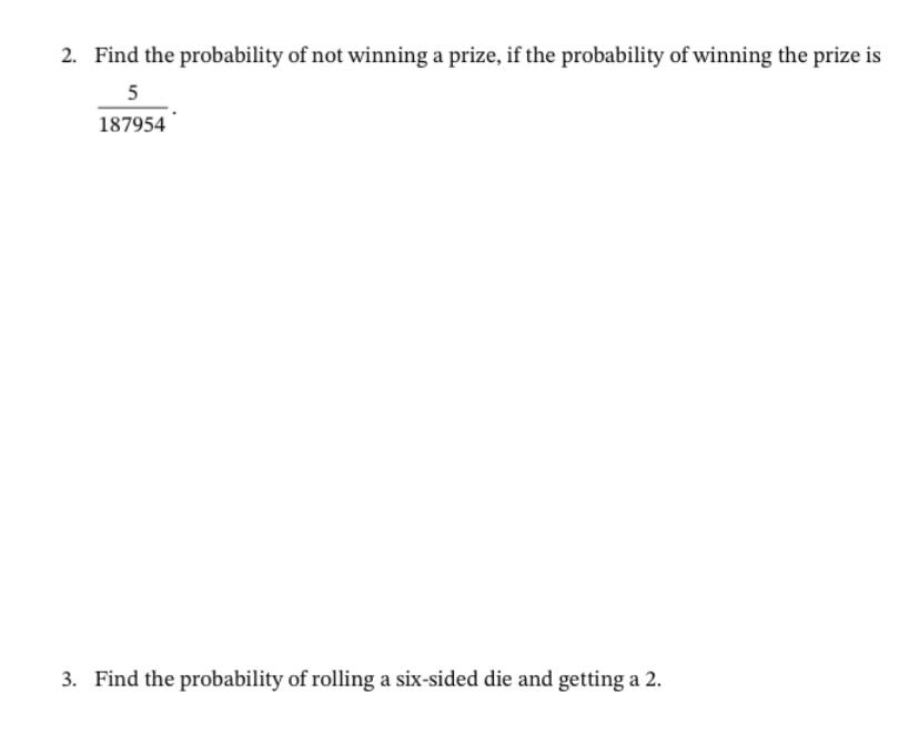 Solved Express the following probabilities from the previous | Chegg.com