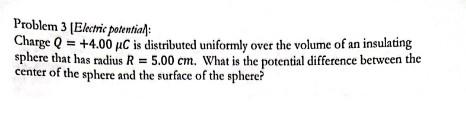 Solved Please use electric potential difference formula (Vab | Chegg.com