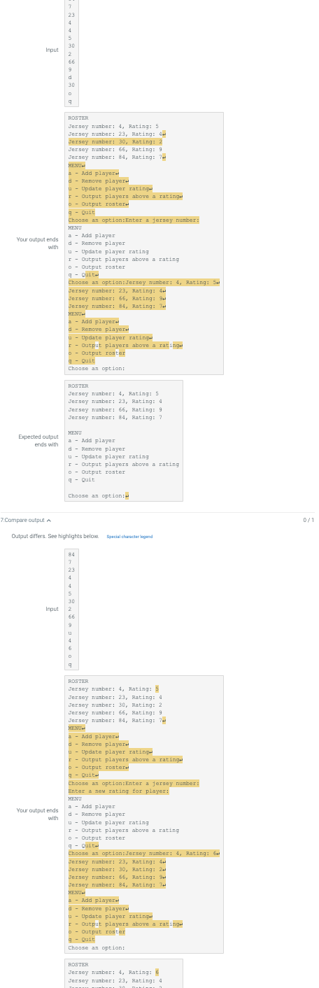 Solved 6.3 LAB*: Program: Soccer team roster (Dictionaries) | Chegg.com