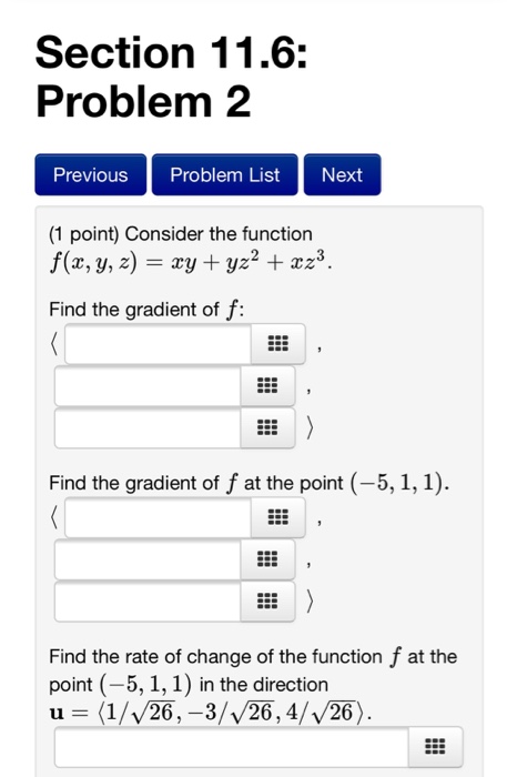 Solved Consider the function f(x, y, z) = xy + yz^2 + xz^3. | Chegg.com