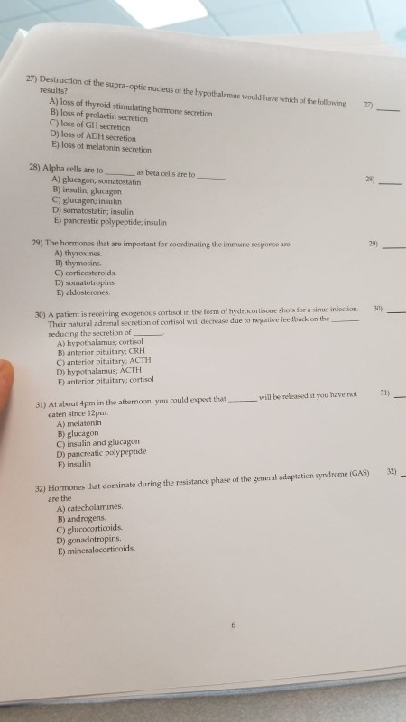 Solved please no explanation, answers only | Chegg.com