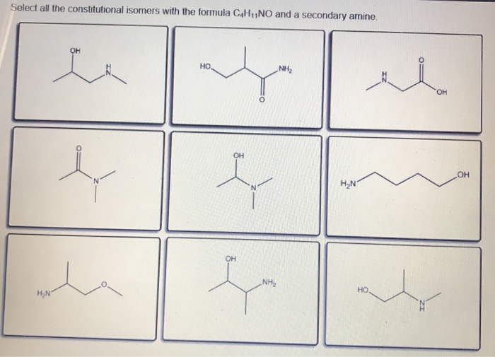 Solved Select all the constitutional isomers with the | Chegg.com