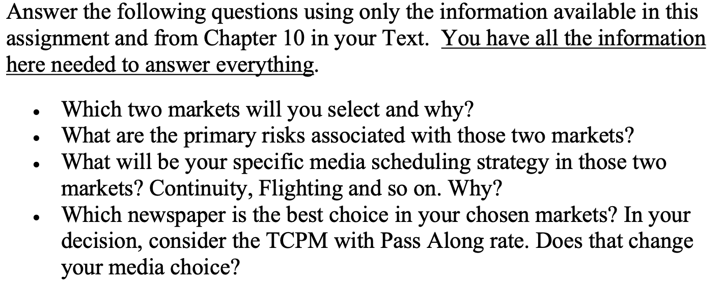 Solved Answer the following questions using only the | Chegg.com