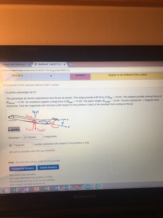 Solved Solved for forces act o ×, WeBWorK : Fall201 718-E X | Chegg.com Solved Solved for forces act o ×, WeBWorK : Fall201 718-E X | Chegg.com