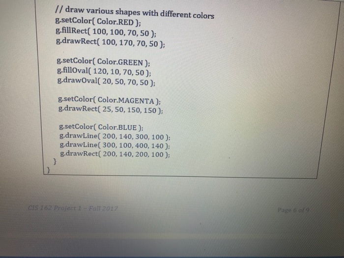 Solved Create a Business Card project 1. Using the BlueJ | Chegg.com