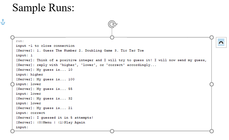 Solved You need to develop a client server application. The | Chegg.com