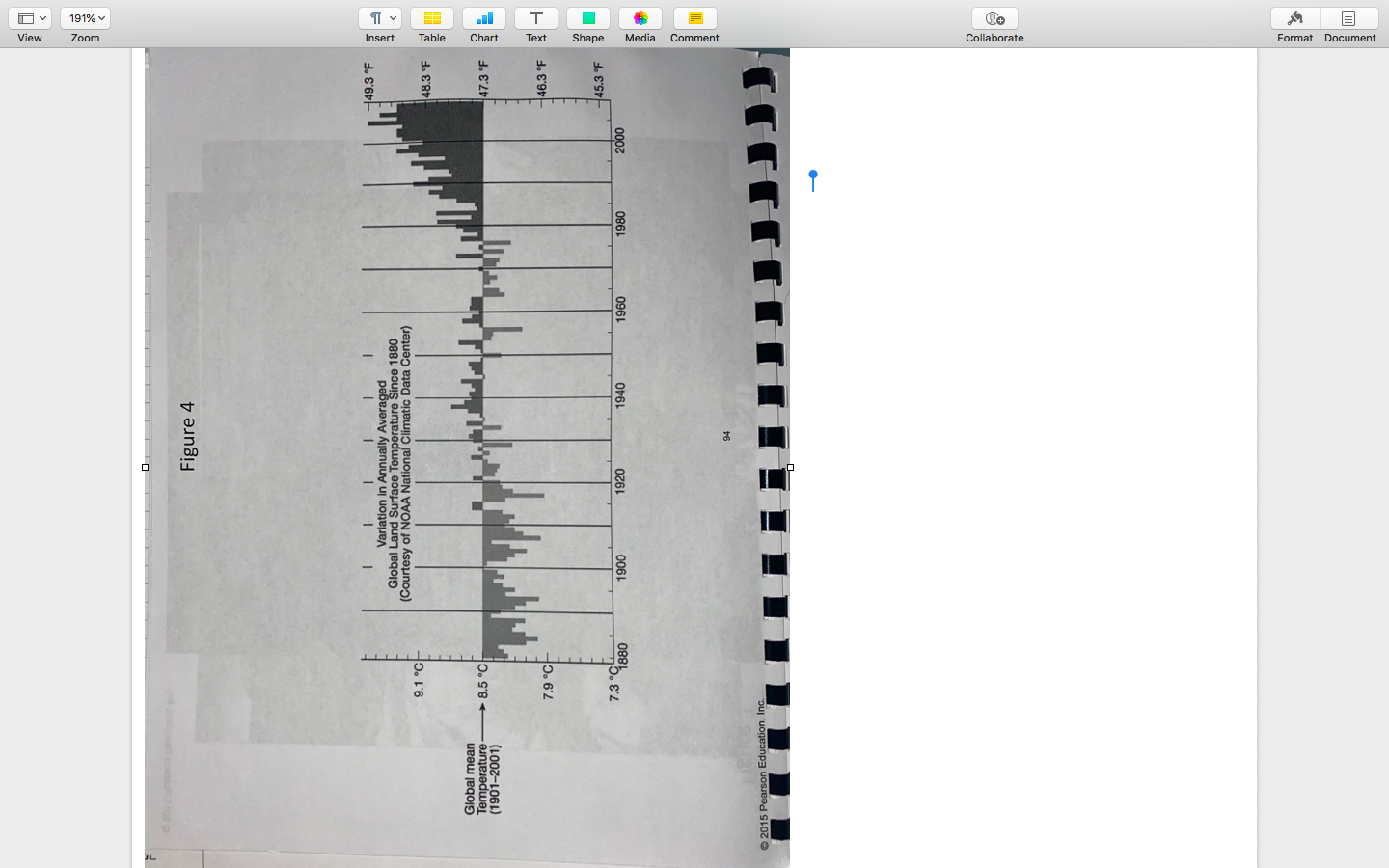 Solved Tv 191% Zoom View Insert Table Chart Text Shape Media | Chegg.com