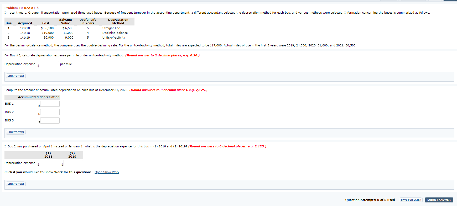 Solved Problem 10-02A al-b In recent years, Grouper | Chegg.com