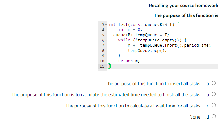 Solved Recalling your course homeworkThe purpose of this | Chegg.com