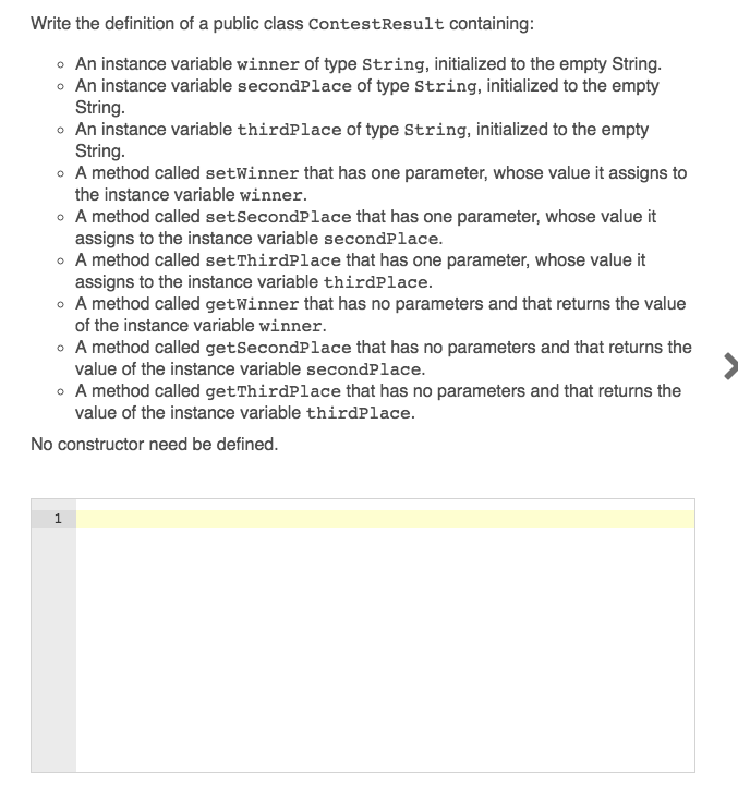 Solved Worth 3 Points Write the definition of a public class | Chegg.com
