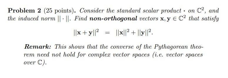 Solved Problem 2 (25 points). Consider the standard scalar | Chegg.com