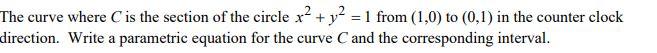 Solved Sketch the plane curve over the given interval | Chegg.com