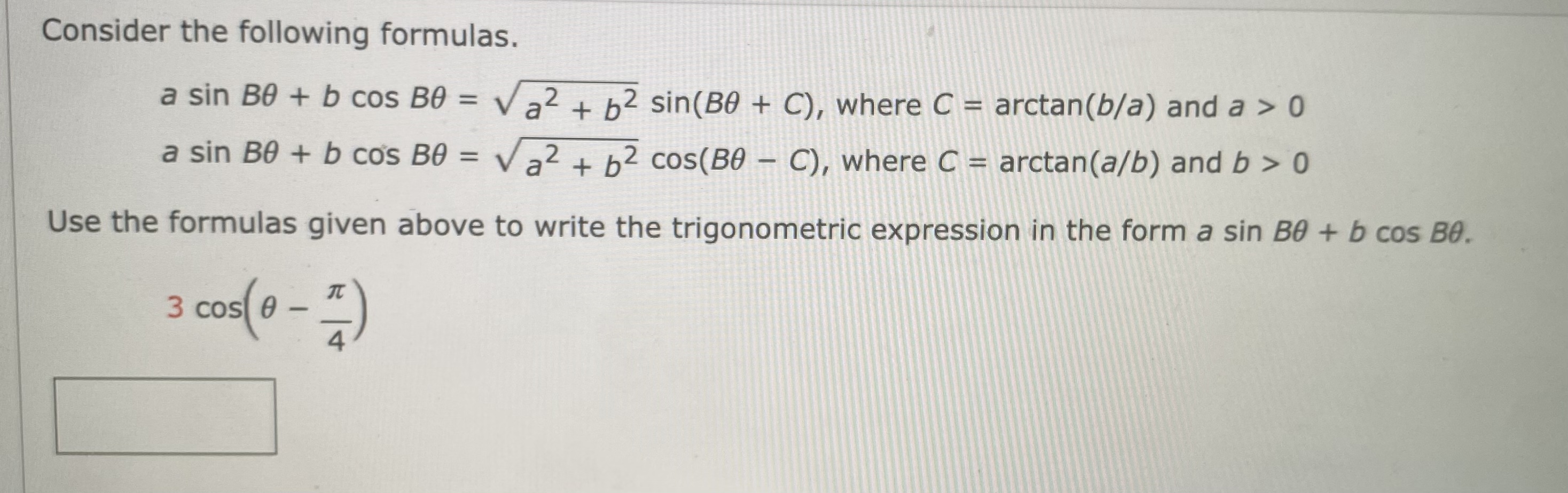 Solved Consider the following formulas. | Chegg.com