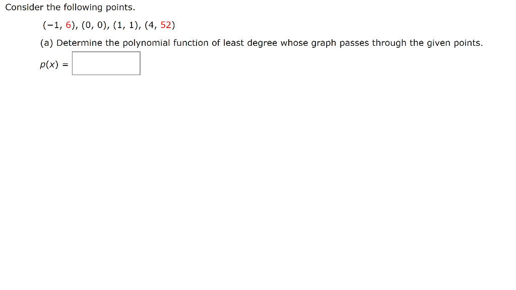 Solved Consider the following points. (3, 6), (4,8), (6, 12) | Chegg.com