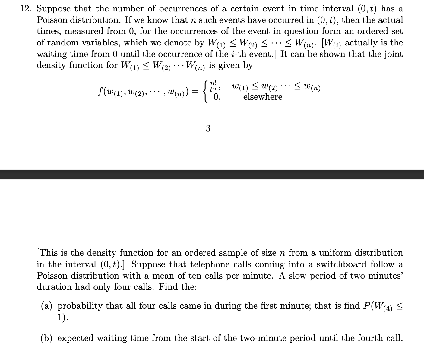 Solved Suppose that the number of occurrences of a certain | Chegg.com